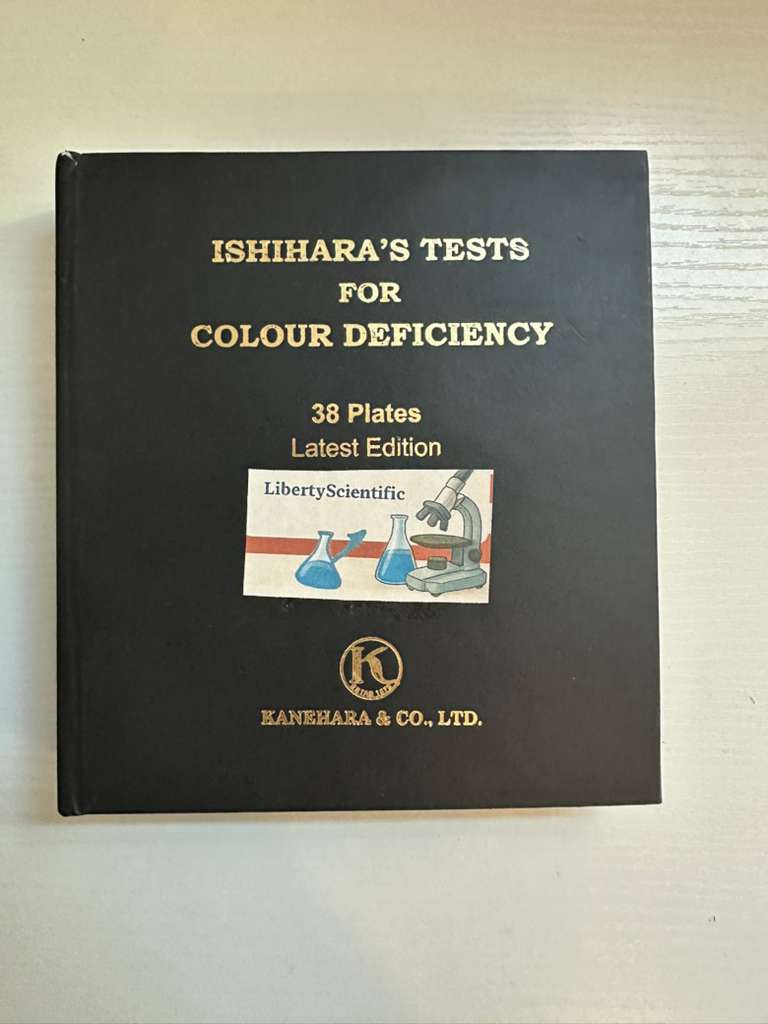 38 PLATES ISHIHARA TEST BOOK OPTOMETRY & COLOR BLINDNENESS | Ophthalmo ...